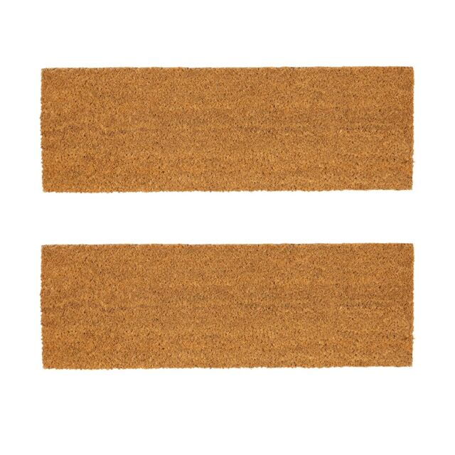 Coir Step Mats - 60 x 20cm - Classic - Pack of 2 by Debenhams ...