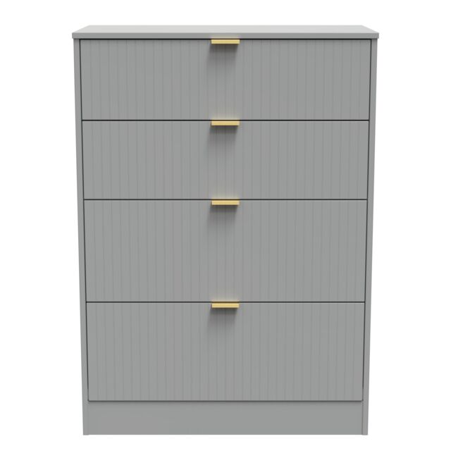 Ready Assembled 2 U Denver 4 Drawer Deep Chest (Ready Assembled) in ...