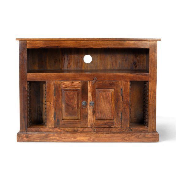 Jaipur Sheesham Chunky TV/ VCR/ CD Cabinet by Debenhams | uFurnish.com