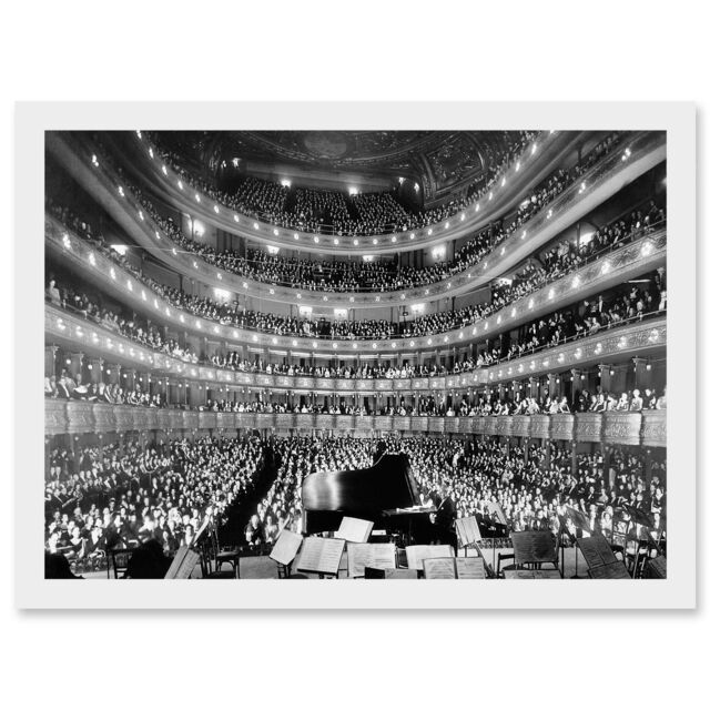 Artery8 Metropolitan Opera House New York Auditorium A4 Artwork Framed ...