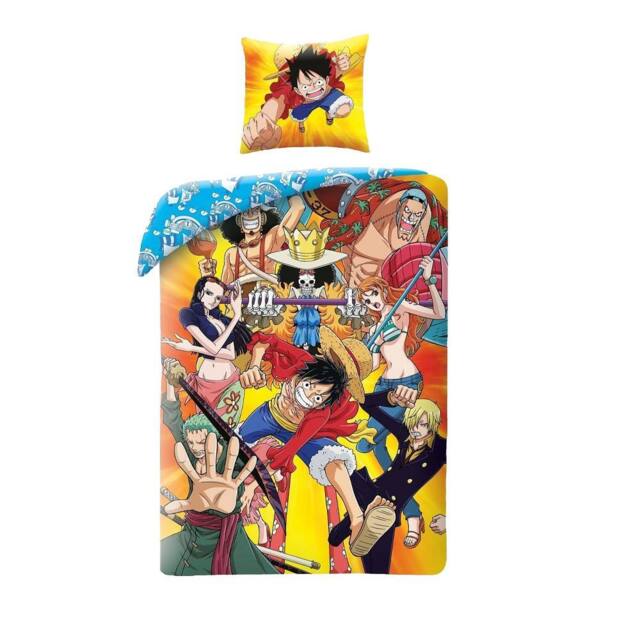 One Piece Luffy & His Crew IV Duvet Cover Set - Size: Single by ...