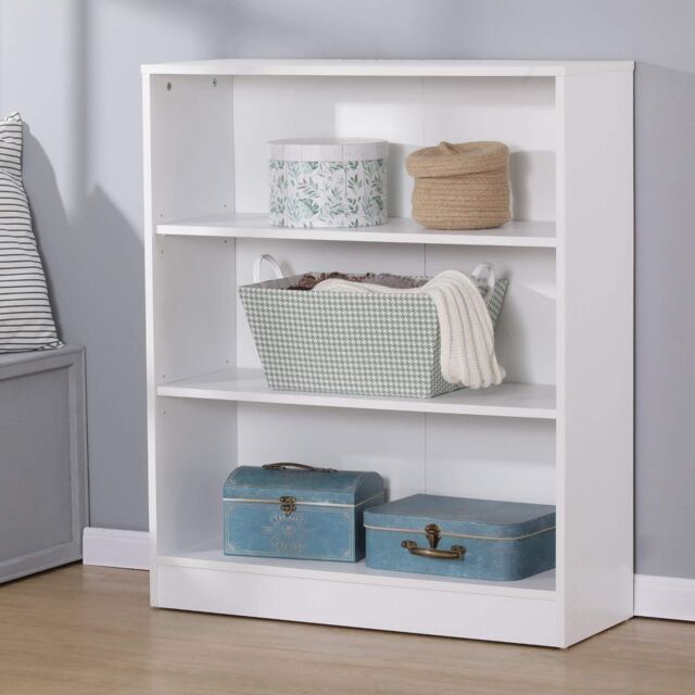 Bookcase Display Shelf Freestanding Book Storage Unit Home Living Room ...