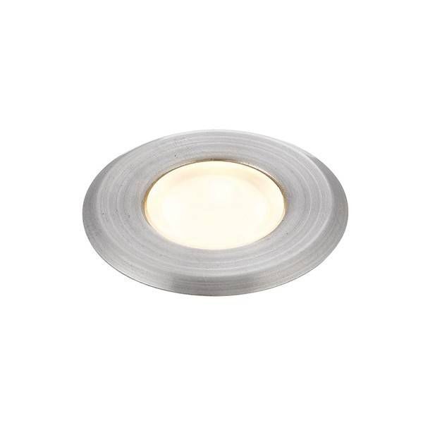 Cove Integrated LED Outdoor Coastal Recessed Light Marine Grade Brushed ...
