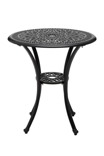 Round Cast Aluminum Outdoor Garden Dining Table by Debenhams | ufurnish.com