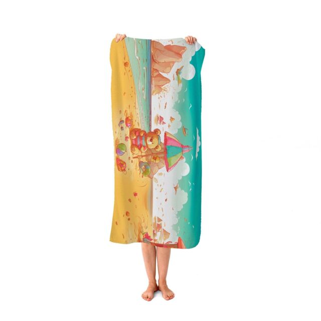 Cavapoo Dog Splashart Beach Towel by Debenhams | ufurnish.com