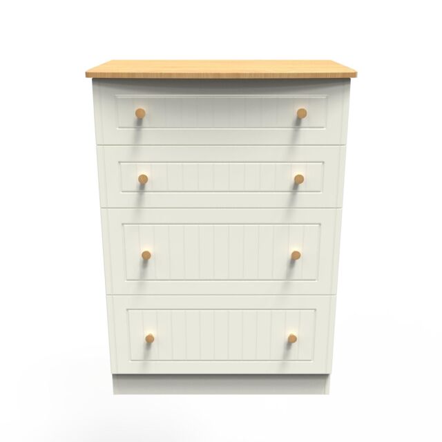Ready Assembled 2 U Lancaster 4 Drawer Deep Chest (Ready Assembled) in ...