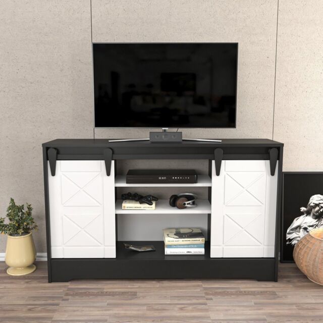 Nisay Sliding Doors TV Stand TV Unit for TVs up to 63 inch by Debenhams ...