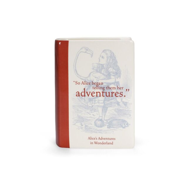 Alice In Wonderland Vase Ceramic Book (14cm) - Pulteney Press (Alice ...