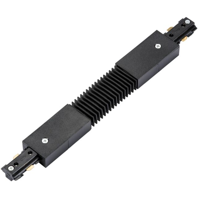 Loops Commercial Track Light Flexible Connector - 300mm Length - Black ...