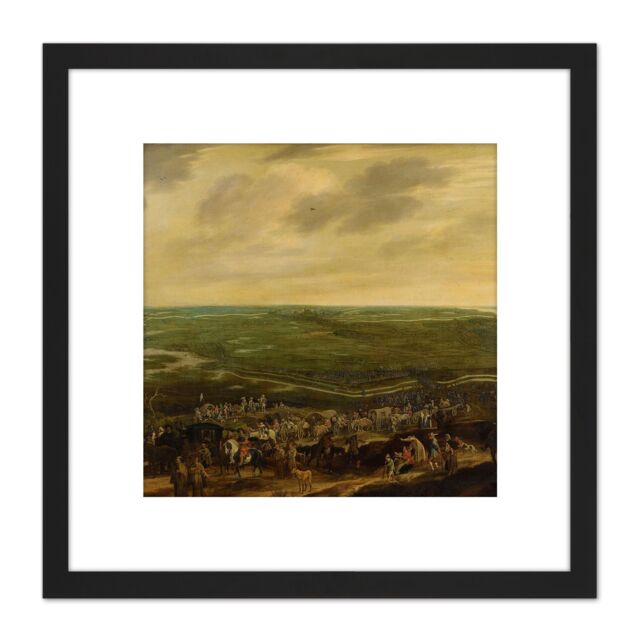 Artery8 Van Hillegaert Spanish Leaving Den Bosch 8X8 Inch Square Wooden ...