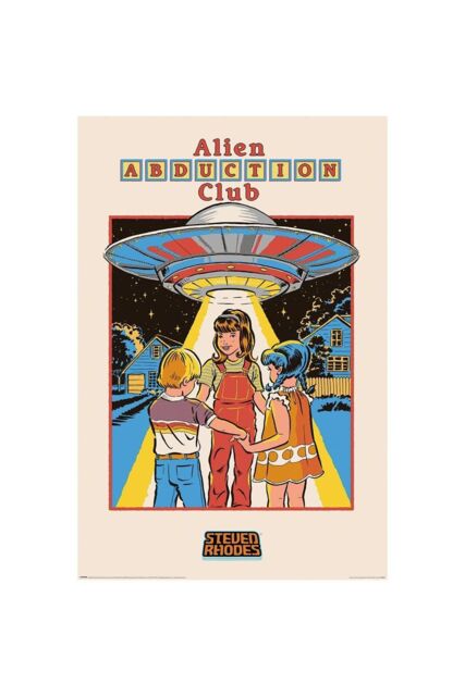 Alien Abduction Club Poster by Debenhams | ufurnish.com