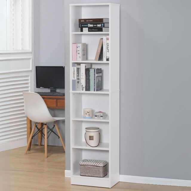 Bookcase Display Shelf Freestanding Book Storage Unit Home Living Room ...