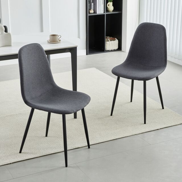 Bella Luxe Set of 2 Dining Chairs Dining Chairs by Debenhams | ufurnish.com