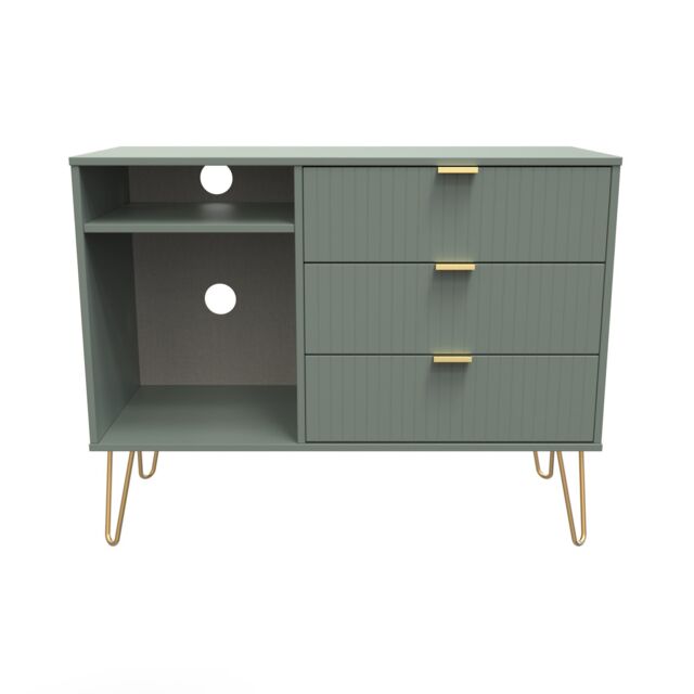 Bexley 3 Drawer TV Unit (Ready Assembled) by Debenhams | ufurnish.com