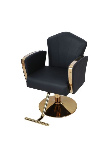 Professional Faux Leather Swivel Salon Barber Chair Adjustable Styling ...