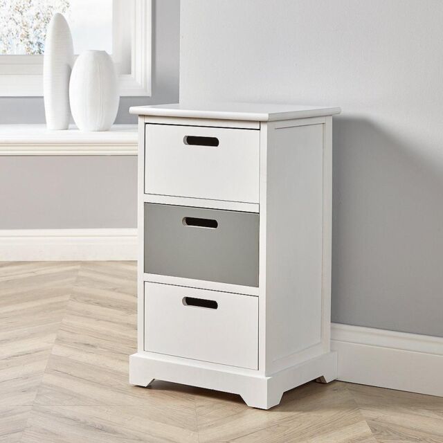 3 Drawer Hallway Storage Organiser Wooden Unit Fully Assembled by ...