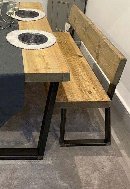 Chunky & Sturdy Bench with Back by Debenhams | ufurnish.com