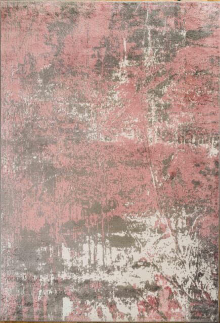 Blush Pink Grey Soft Textured Distressed Abstract Rug by Debenhams ...
