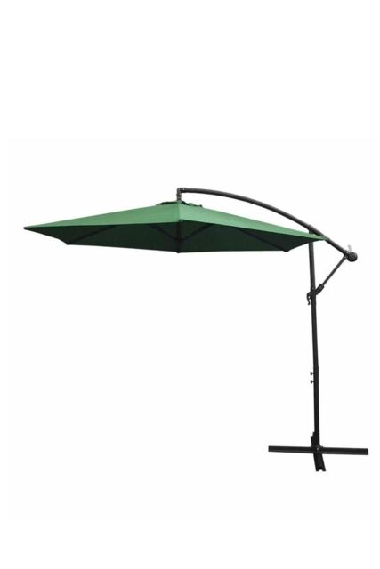 Green Cantilever Parasol & Fan Base by Debenhams | ufurnish.com