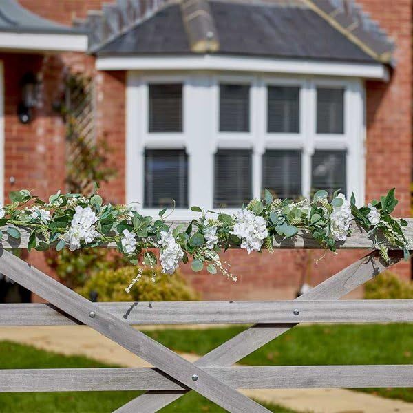 Marco Paul 180cm Hanging Garland with Fake Hydrangea by Debenhams ...