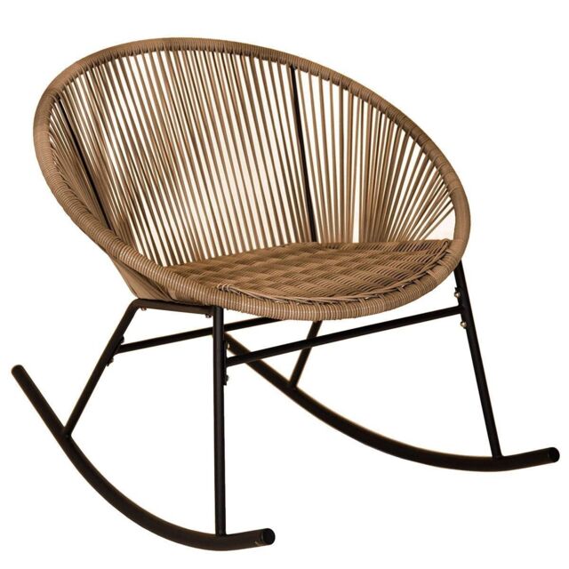 Zanzibar Rocking Chair Natural Rattan String Seat by Debenhams ...