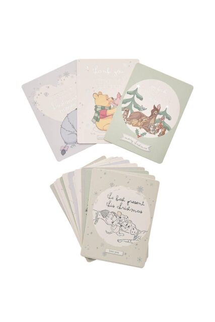Winnie The Pooh First Christmas Set of 15 Milestone Cards by Debenhams ...