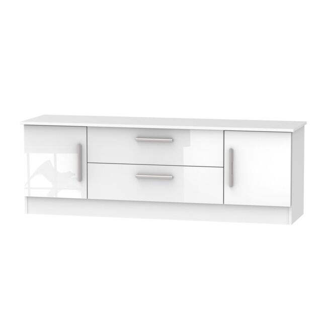 Ready Assembled 2 U Trent 2 Door 2 Drawer Superwide TV Unit (Ready ...