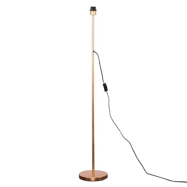 ValueLights Charlie Modern Stem Copper Floor Lamp Base by Debenhams ...