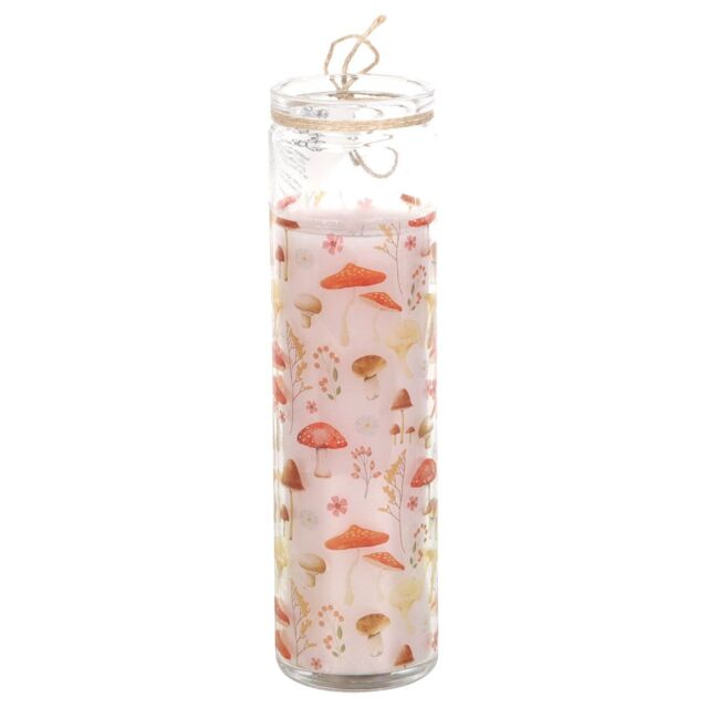 Something Different Enchanted Forest Mushroom Tube Candle in Off-White ...