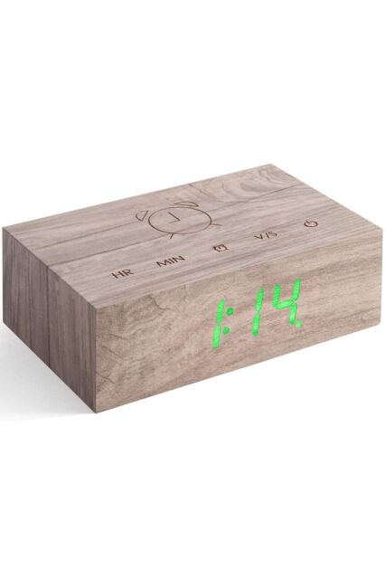Natural Wood Flip Cilck Clock - Ash by Debenhams | ufurnish.com