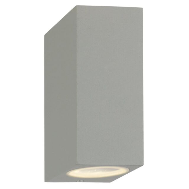 First Choice Lighting Falmouth - Grey Up Down Outdoor IP44 Wall Light ...