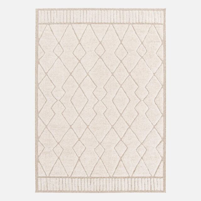 Interior Rug With Berber Pattern Beige And Cream by Debenhams ...