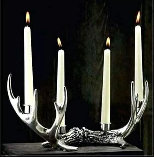 Marco Paul Silver Stag Tapered Candle Holder Candlestick Holder ...