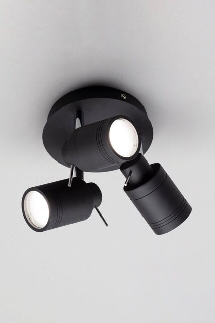 BHS Lighting Hector Plate Spotlight Ceiling Light in Black by Debenhams ...