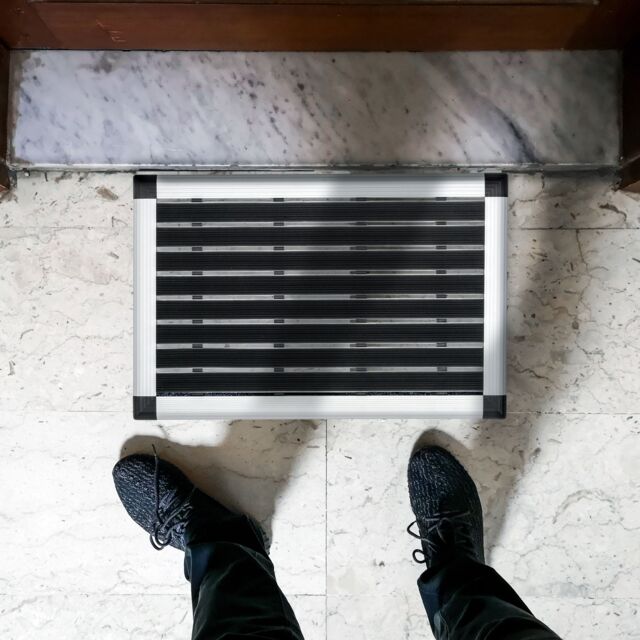 Hometex Solutions Premium Aluminium External Entrance Mat - 40 x 60cm ...