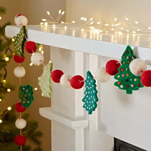 Felt Christmas Tree Garland by Debenhams | ufurnish.com