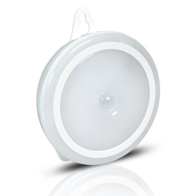 mysmartbuy Battery Powered Round Motion Sensor LED Night Light - 50 ...