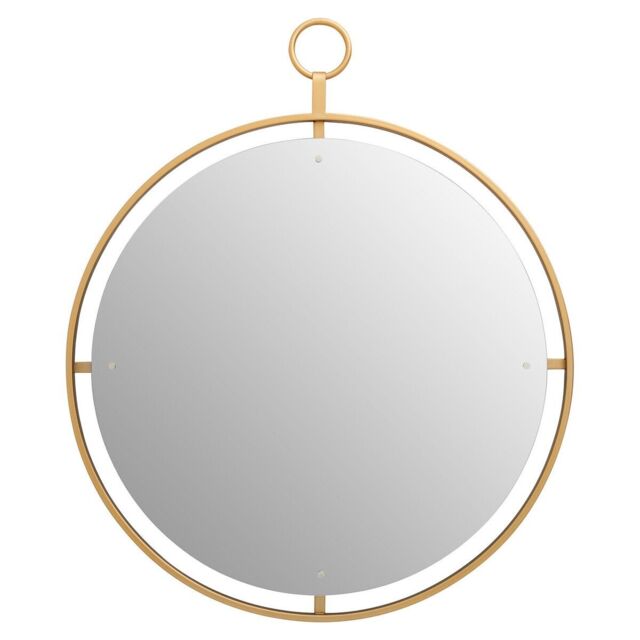 Interiors by Premier Minimalist Wall Mirror With Ring, Versatile Round ...