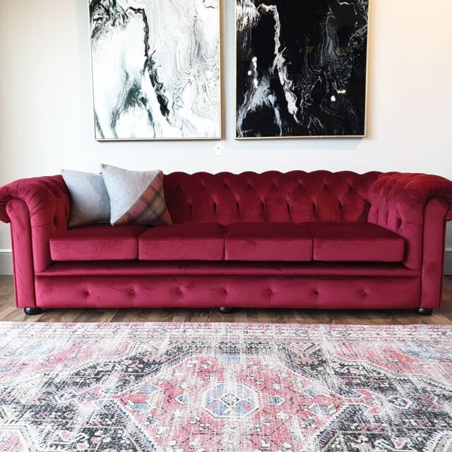 Winchester Clever Velvet 4 Seater Sofa - Amalfi Salsa by Debenhams ...