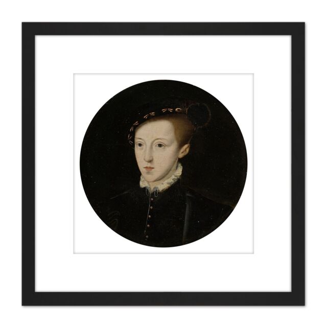 Artery8 Portrait King Edward VI England 8X8 Inch Square Wooden Framed ...