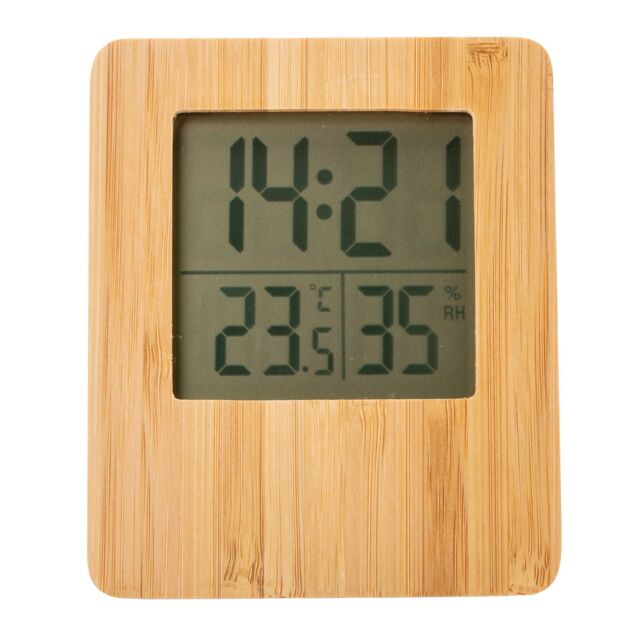 Bamboo Digital Desk Clock by Debenhams | ufurnish.com