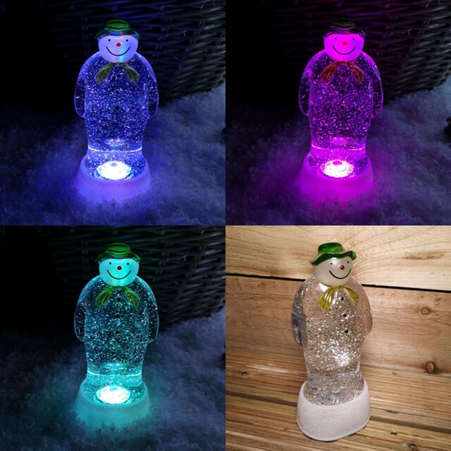 Samuel Alexander 23cm Snowtime Dual Power Colour Changing LED Christmas ...