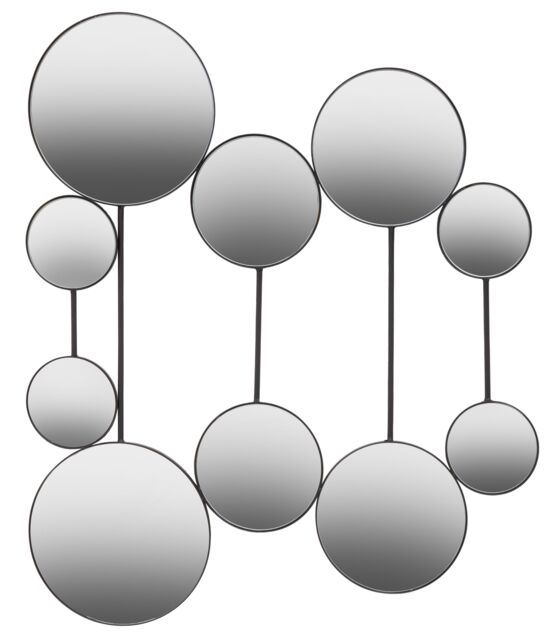 Multi Circular Wall Mirror, Modern Mirror For Living Room and Hallway ...