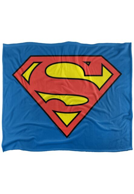 Warner Brothers Superman Logo Officially Licensed Silky Touch Super ...