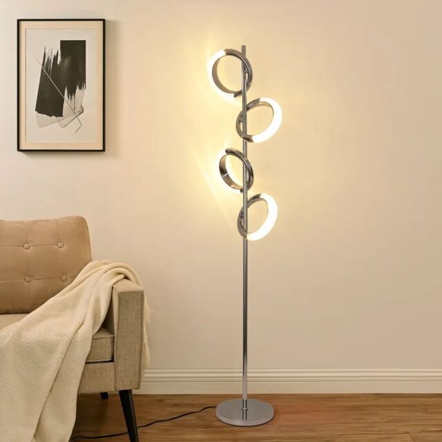 4-Lights Chrome Tree Floor Lamp 155cm by Debenhams | ufurnish.com