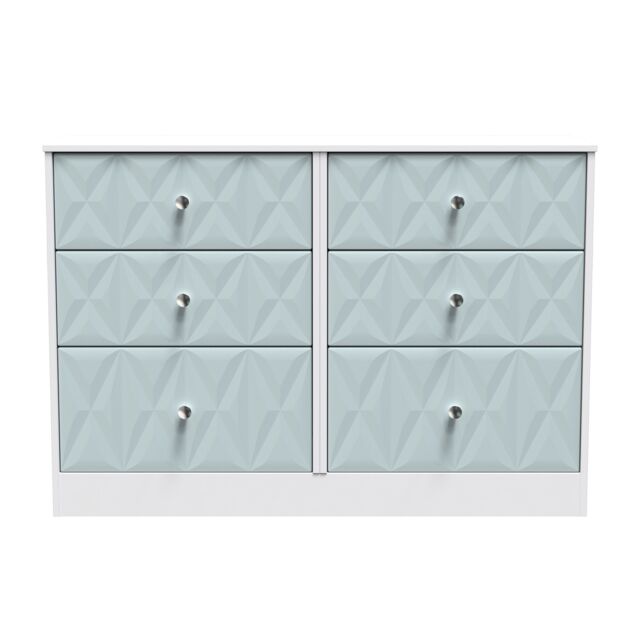 Ready Assembled 2 U Memphis 6 Drawer Bed Box (Ready Assembled) in Duck ...