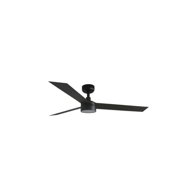 Netlighting Cruiser 132cm Smart LED Ceiling Fan Matt Black CCT by ...