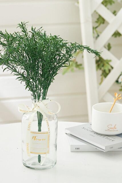 Artificial Rosemary Stem Fake Greenery Home Indoor Decor by Debenhams ...
