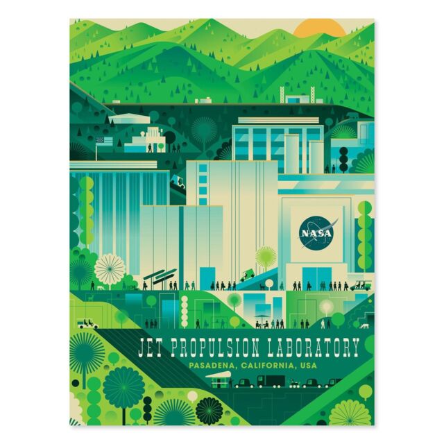 NASA Jet Propulsion Laboratory California Wall Art Print by Debenhams ...