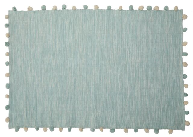Orsina Kids Rectangular Rug in Green - Size: 100 cm diameter by ...